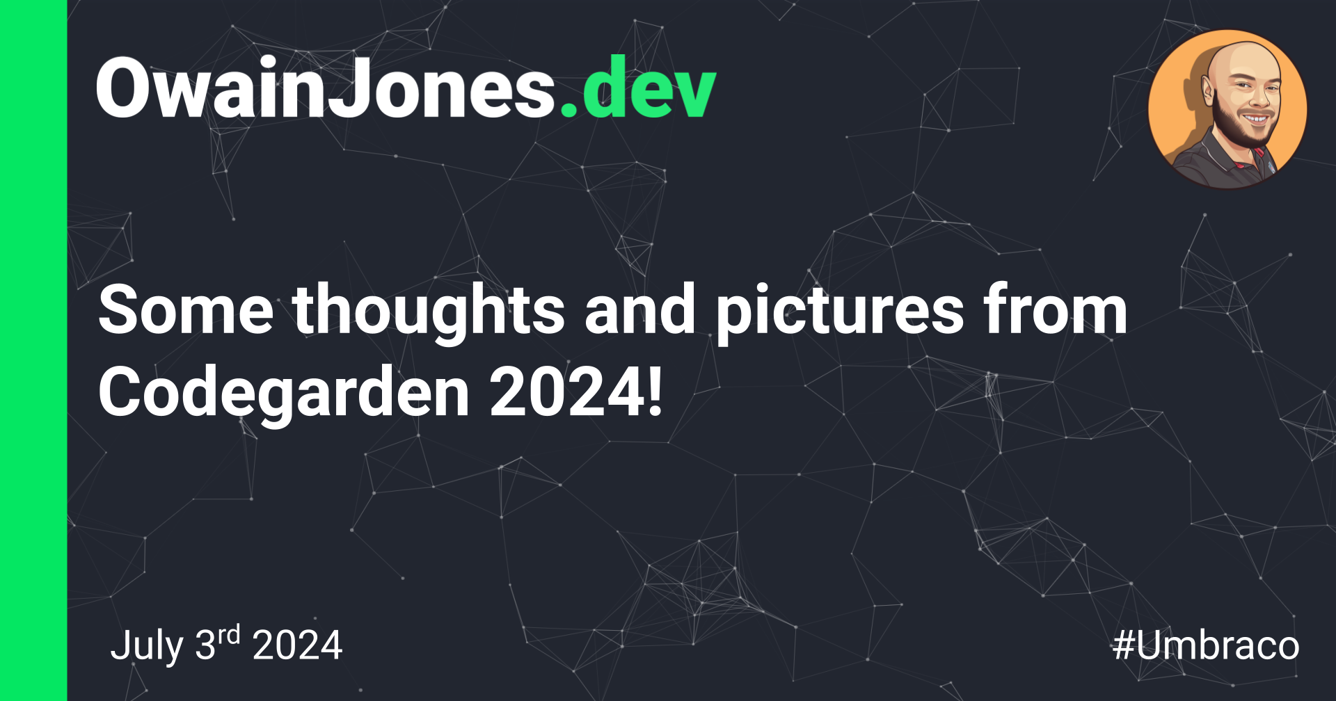 Codegarden 2024 | OwainJones.dev